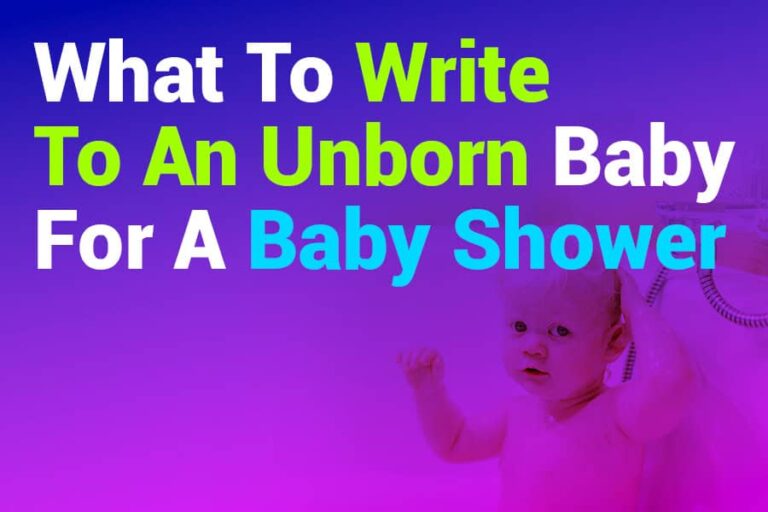 What to Write to an Unborn Baby for a Baby Shower: Heartfelt Messages ...